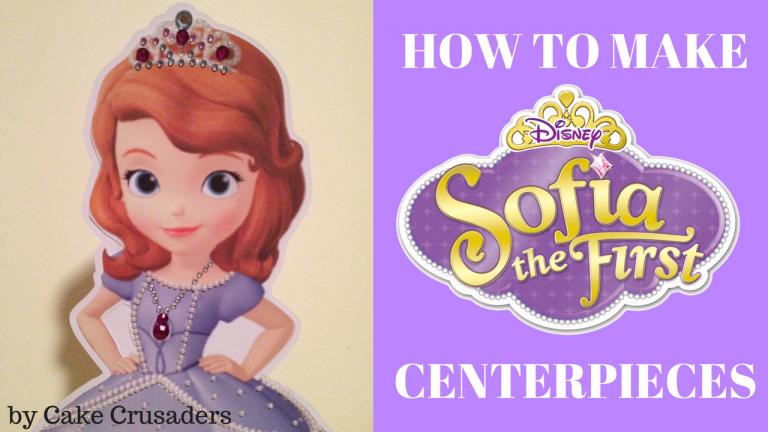 How To Make Sofia The First Birthday Party Centerpieces ...