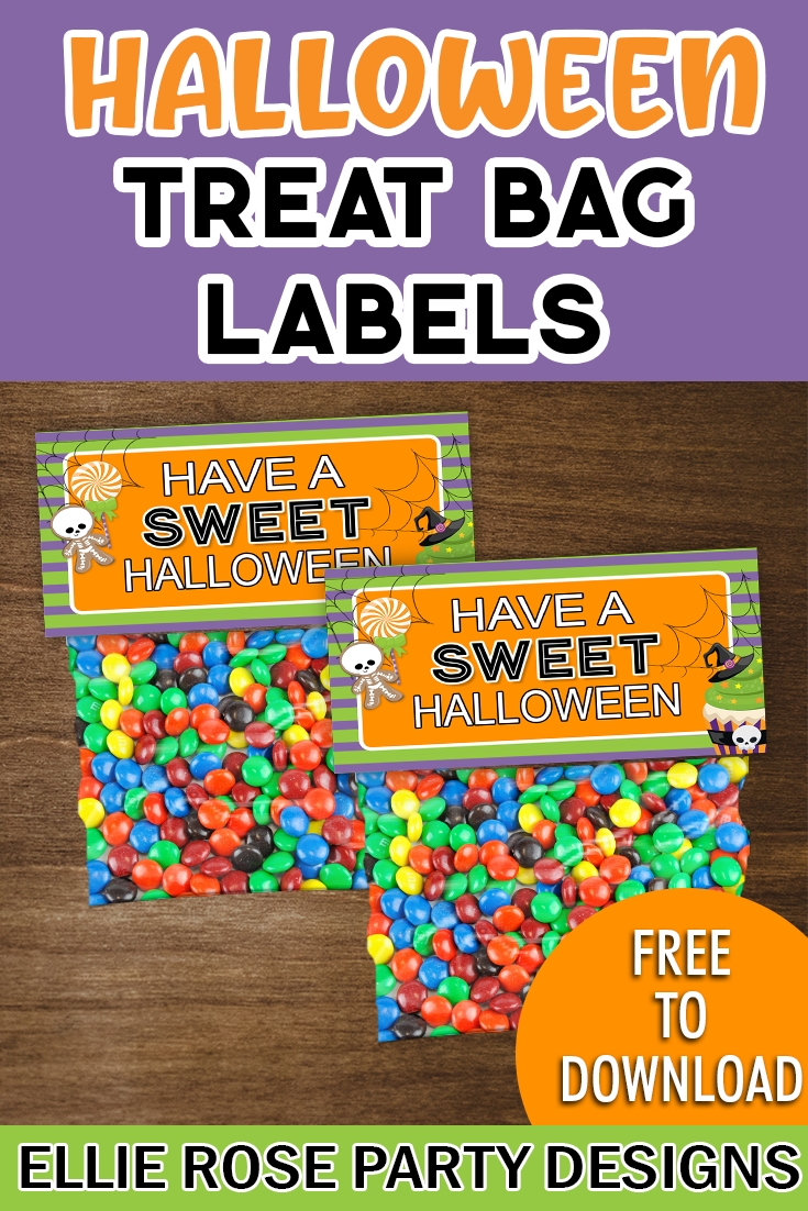 Have A Sweet Halloween Tags | Ellierosepartydesigns.com