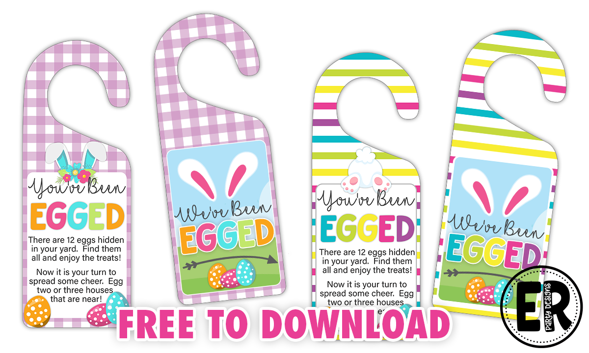 Free Easter Egg Surprise Sign | Ellierosepartydesigns.com
