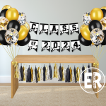 Free Class Of 2024 Graduation Poster | Ellierosepartydesigns.com