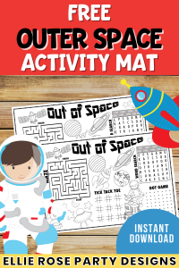 Free Outer Space Printables | Ellierosepartydesigns.com