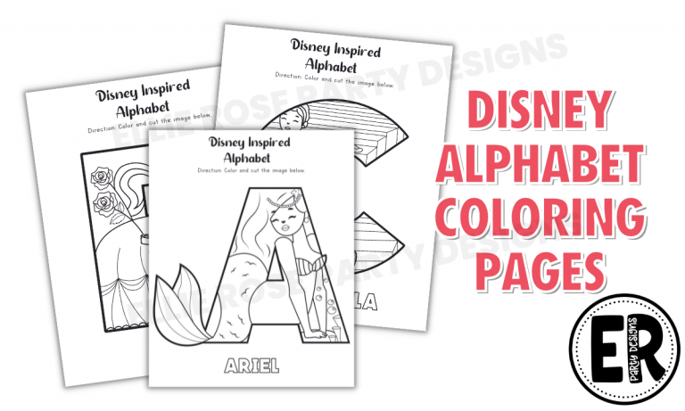 Free Disney Printable Alphabet Letters