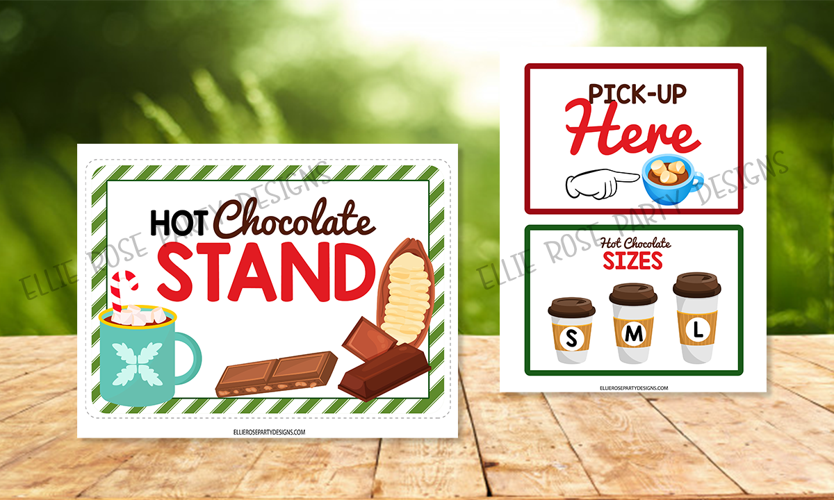 Free Hot Chocolate Pretend Play Printable Pack