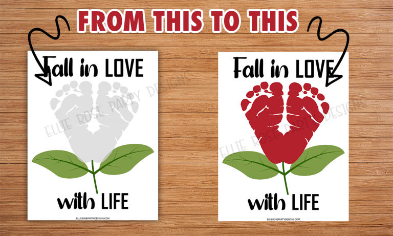 Free Valentine's Hand & Foot Printable Art Cards For Kids ...