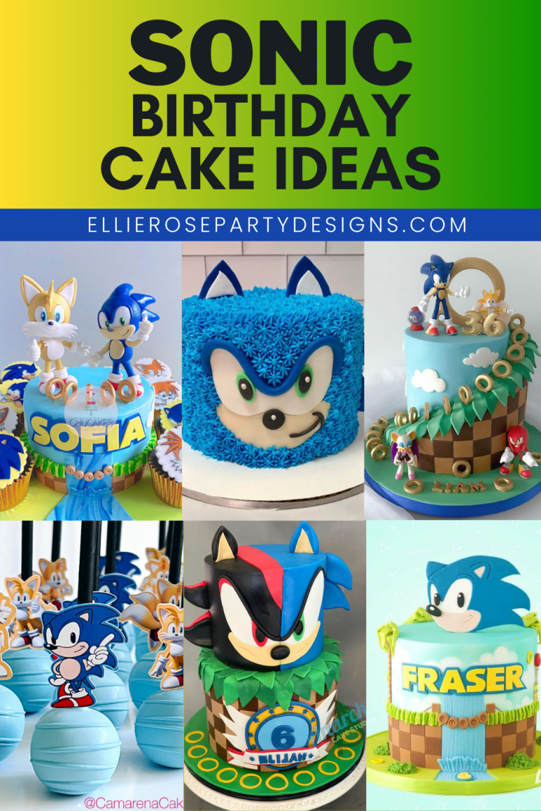 8 Creative Sonic Birthday Cake Ideas For An Extra Special Celebration