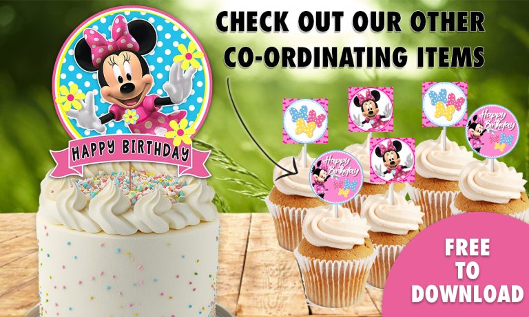 No.1 Best Free Minnie Mouse Cake Topper Ideas